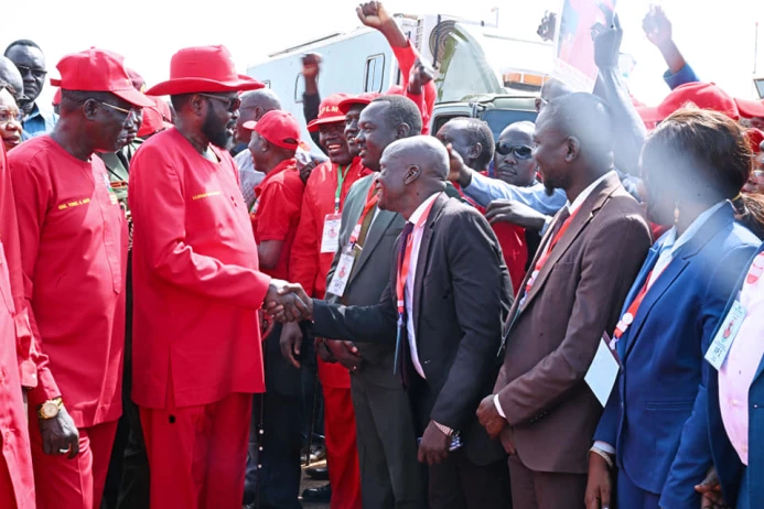 President Kiir extends gratitude for being endorsed as SPLM flag bearer ...