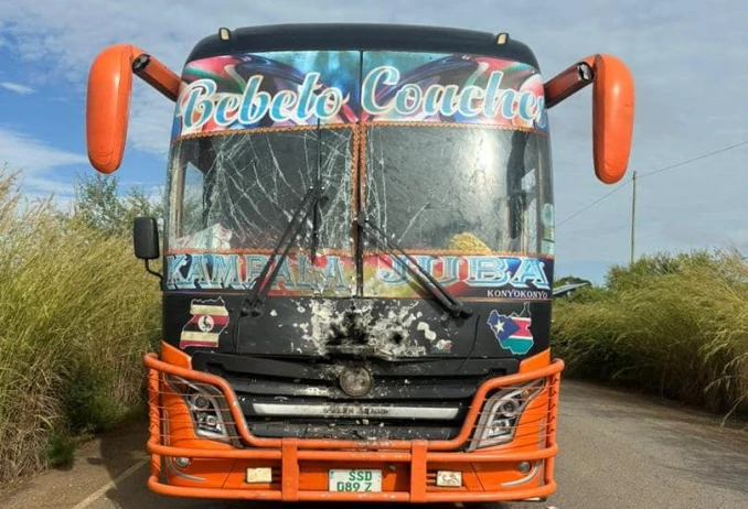 Juba-Nimule highway bus attack leaves one killed, 8 injured - The Radio ...