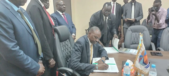 Dongrin signs procurement laws to curb misappropriation of public funds ...